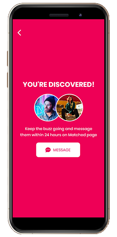 Be Discovered – App Landing Page