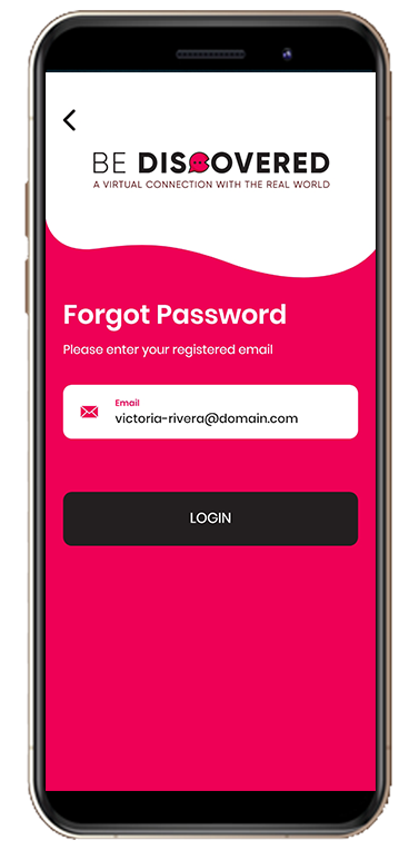 Be Discovered – App Landing Page