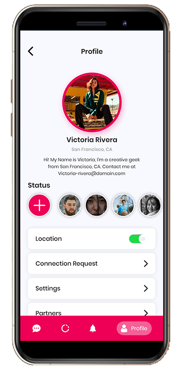 Be Discovered – App Landing Page