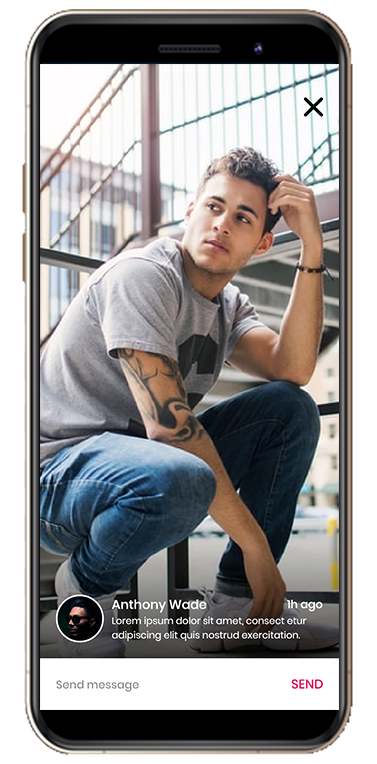 Be Discovered – App Landing Page