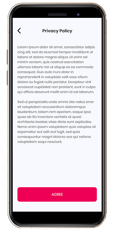 Be Discovered – App Landing Page